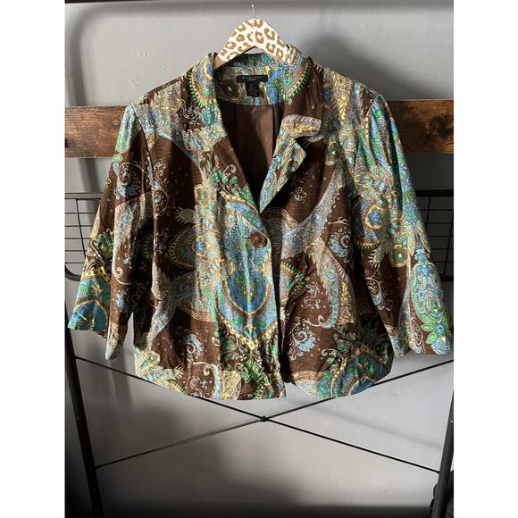 SilkLand | Jackets & Coats | Silkland Woman Silk Plus Jacket Size 2x ...